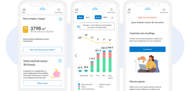 L’application mobile ENGIE Gaz Passerelle